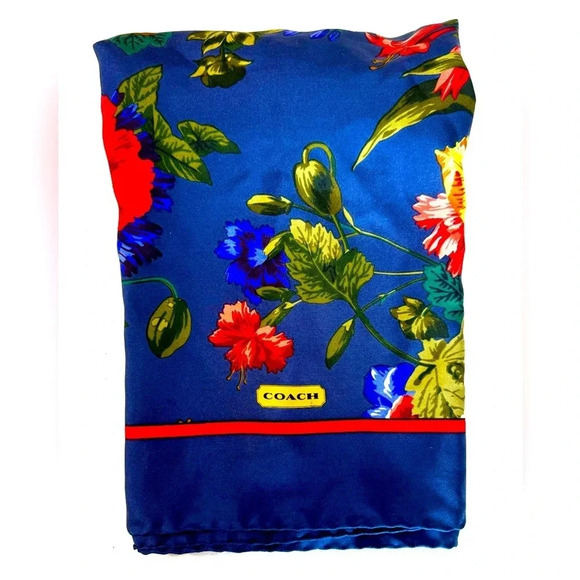 Coach | Accessories | Coach Silk Scarf | Poshmark